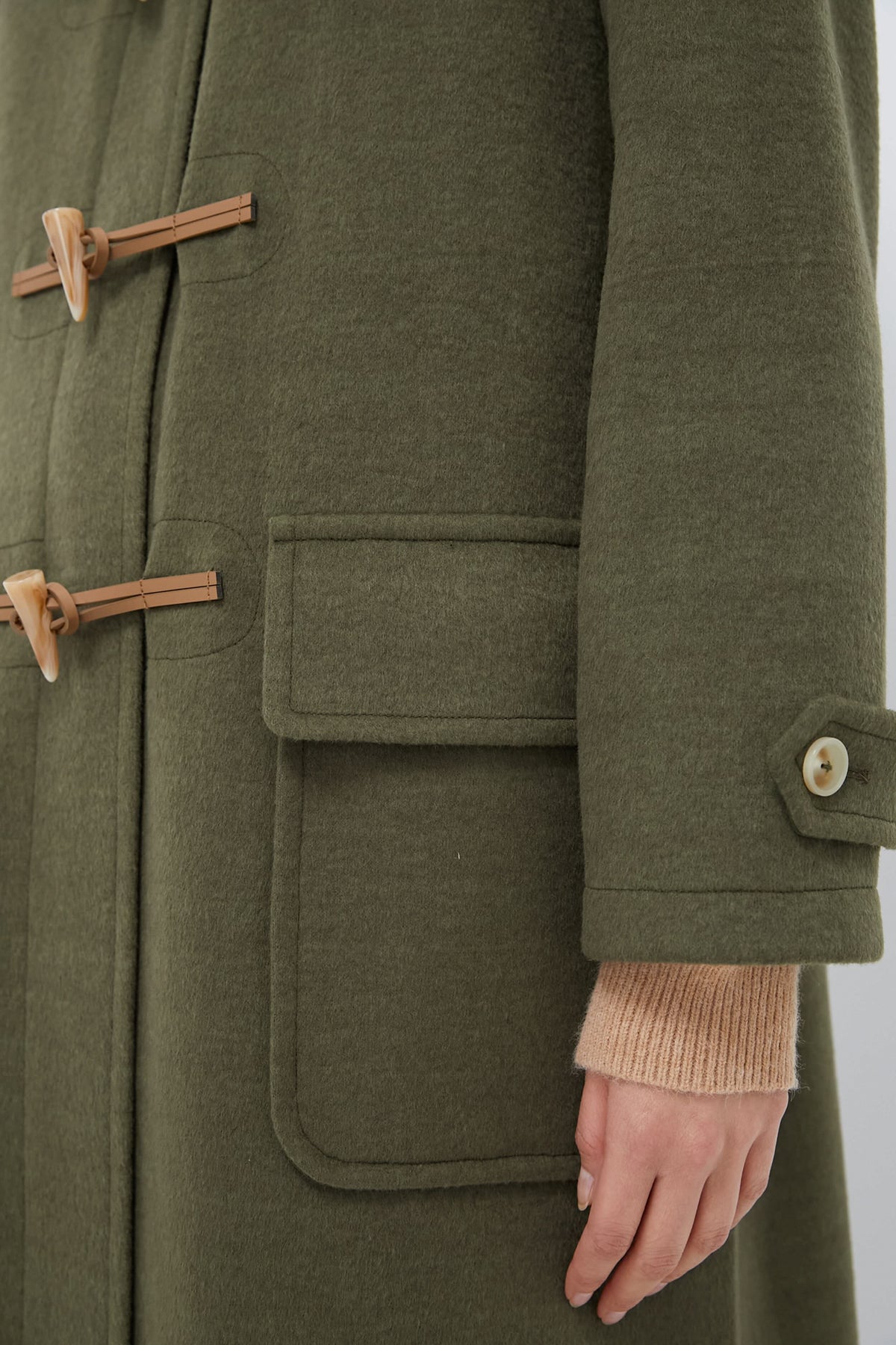 Olive Green Arthur Toggle Stadium Coat | Tuckernuck