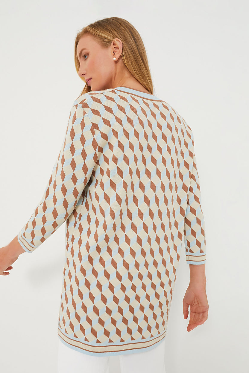 Ocean Spray Knit Geo Liv Cardigan | Tuckernuck