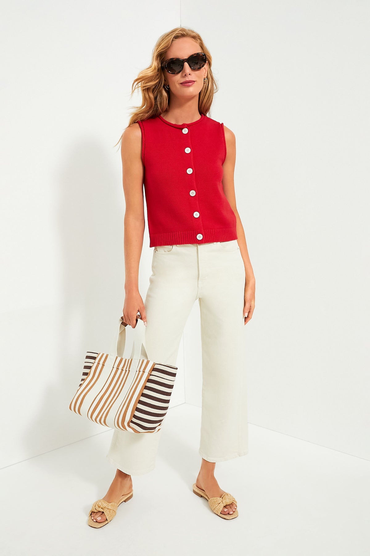 Tomato Bridget Sweater Vest | Alex Mill