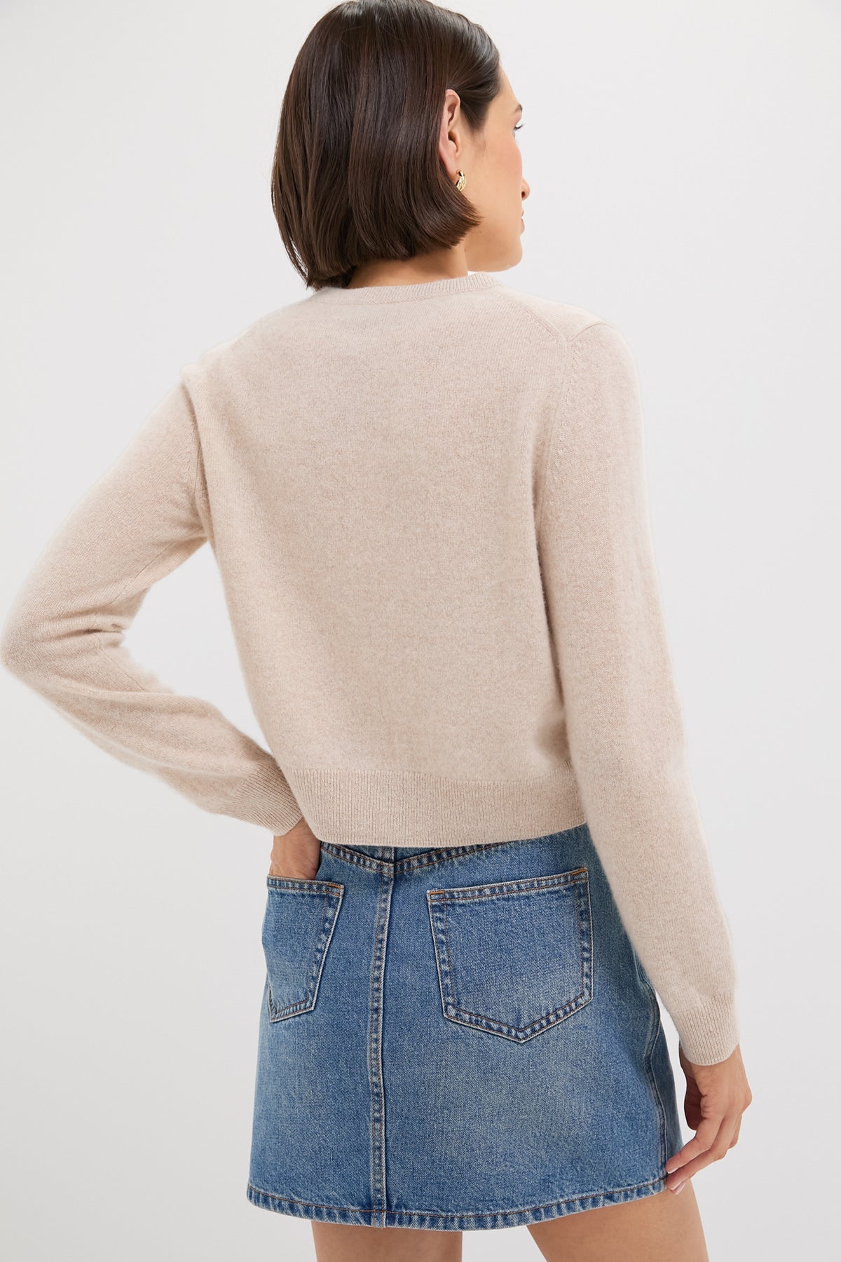 Sandstone Cashmere Riley Cardigan | Tuckernuck