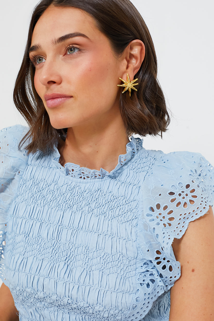 Gold Anise Studs | Alma