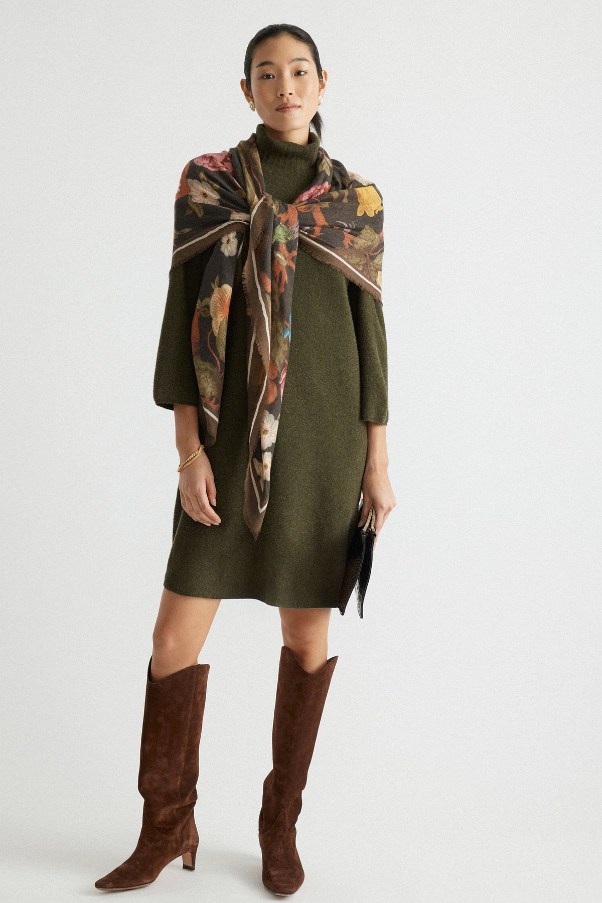 Mahogany Western Wally Boot | STAUD