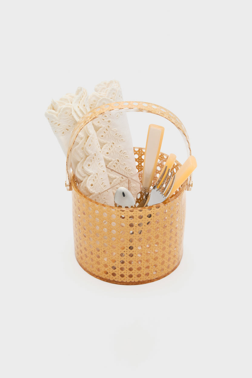 Cane Acrylic Utensil Caddy | Tuckernuck Home