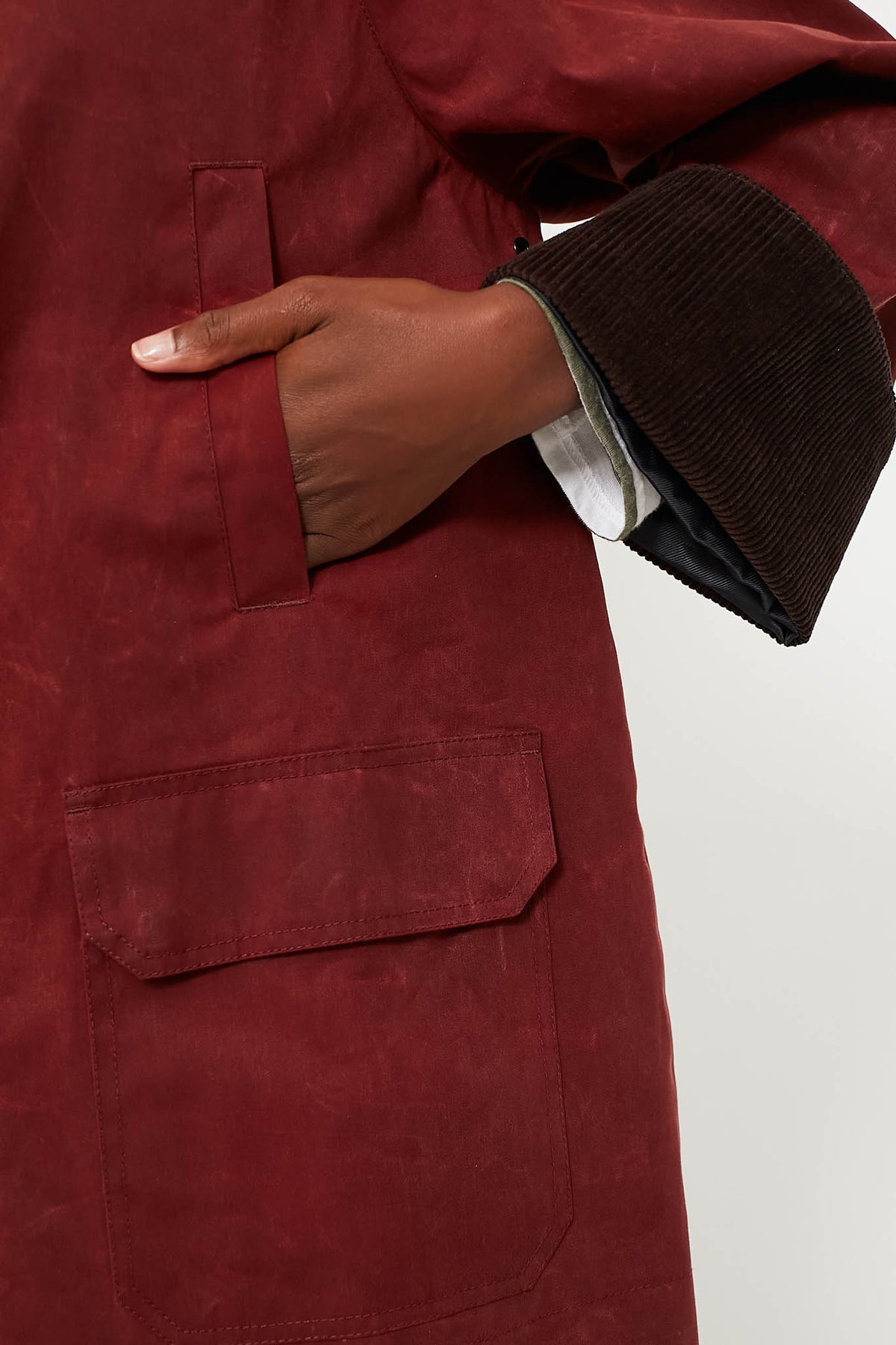 Brick Red Chiltern Street Jacket in Waxed Cotton | Alex Mill