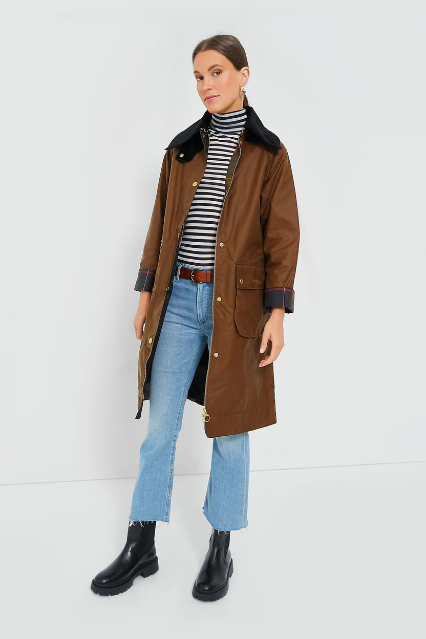 Tan Townfield Wax Jacket | Barbour