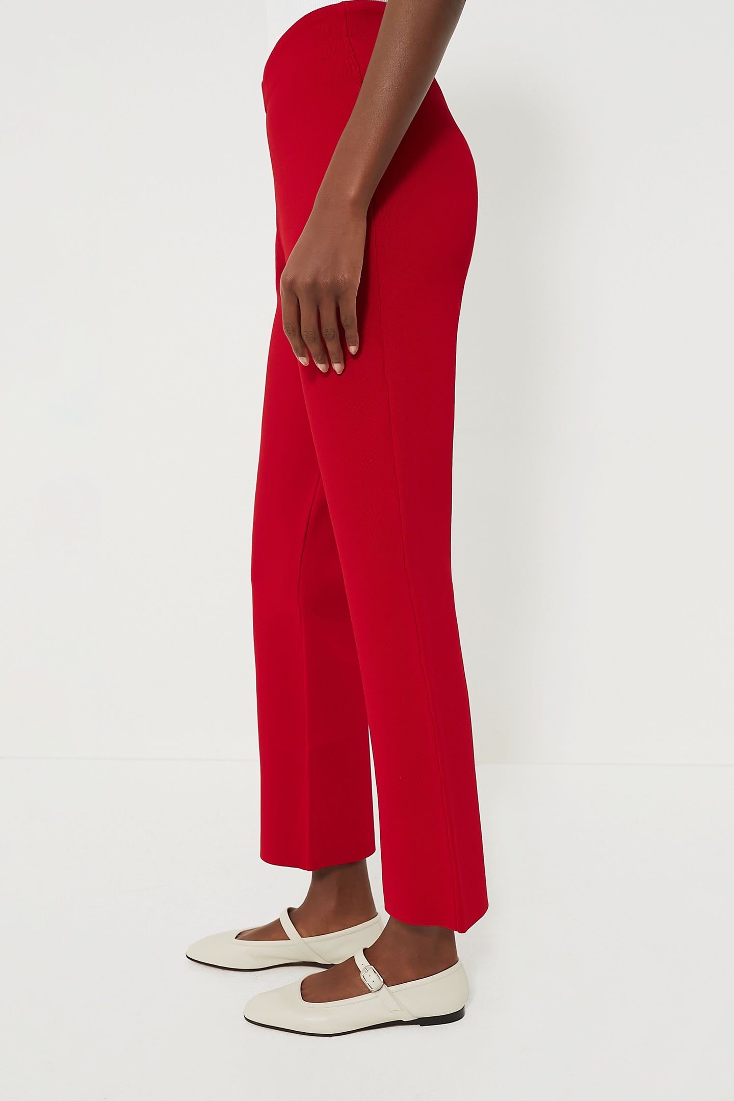 Red Compression Knit Ashford Pants | Tuckernuck