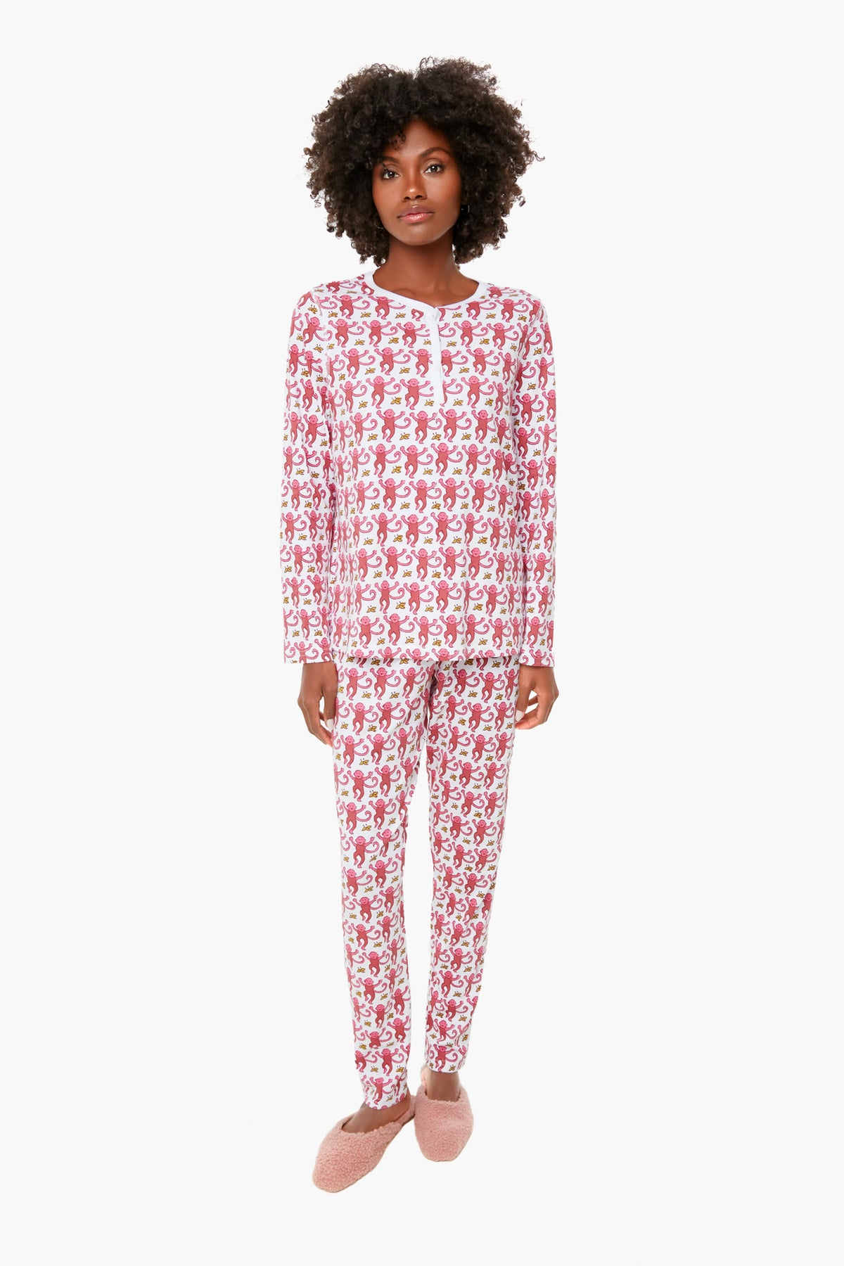 Pink Monkey Pajamas | Roller Rabbit