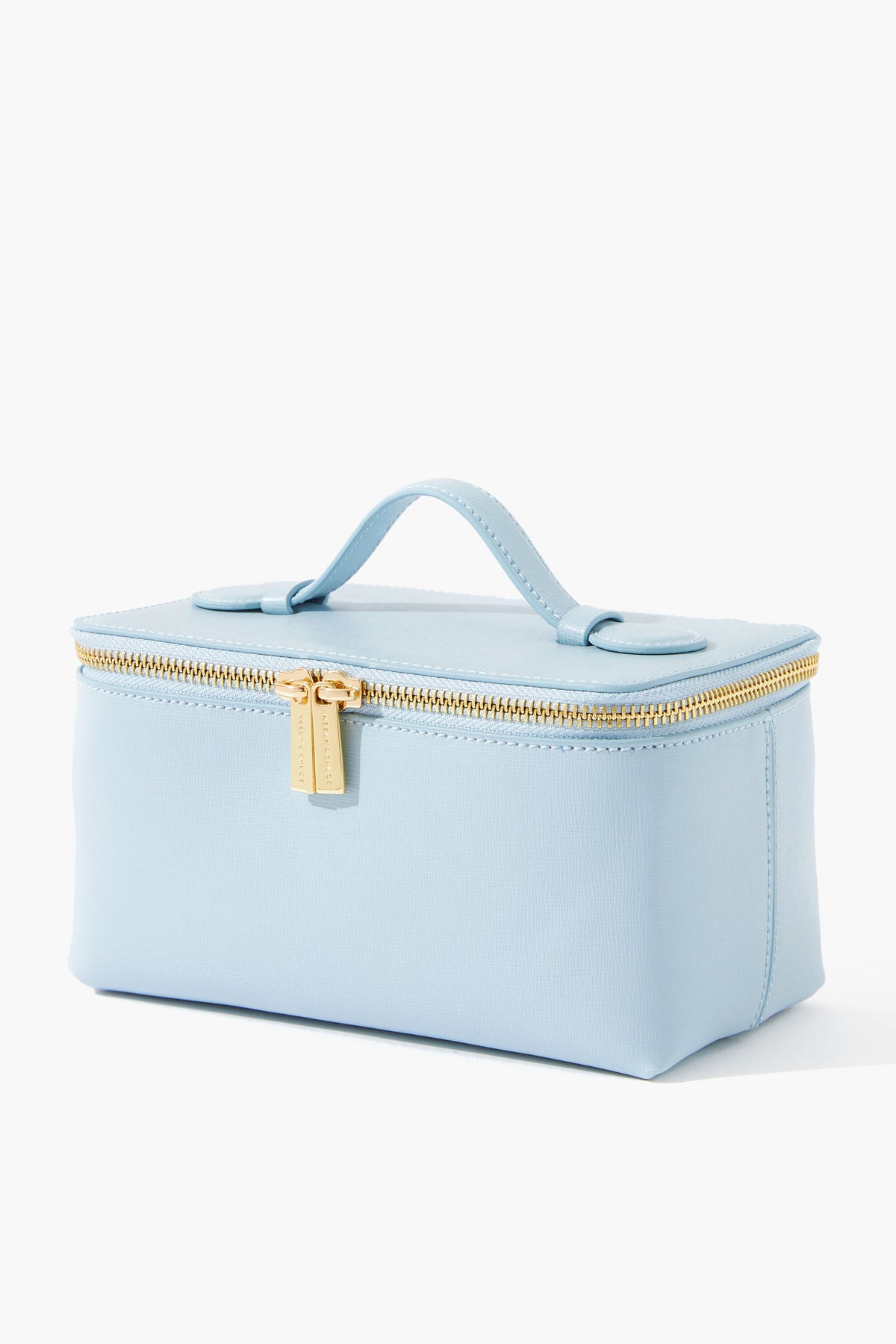 Saffiano Leather Small Vanity Case | Neely & Chloe