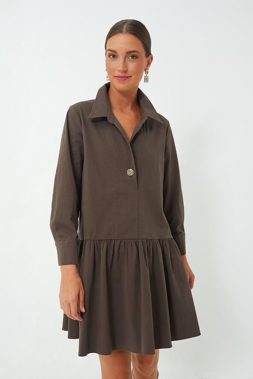 Cocoa Brown Cleia Dress | Pomander Place