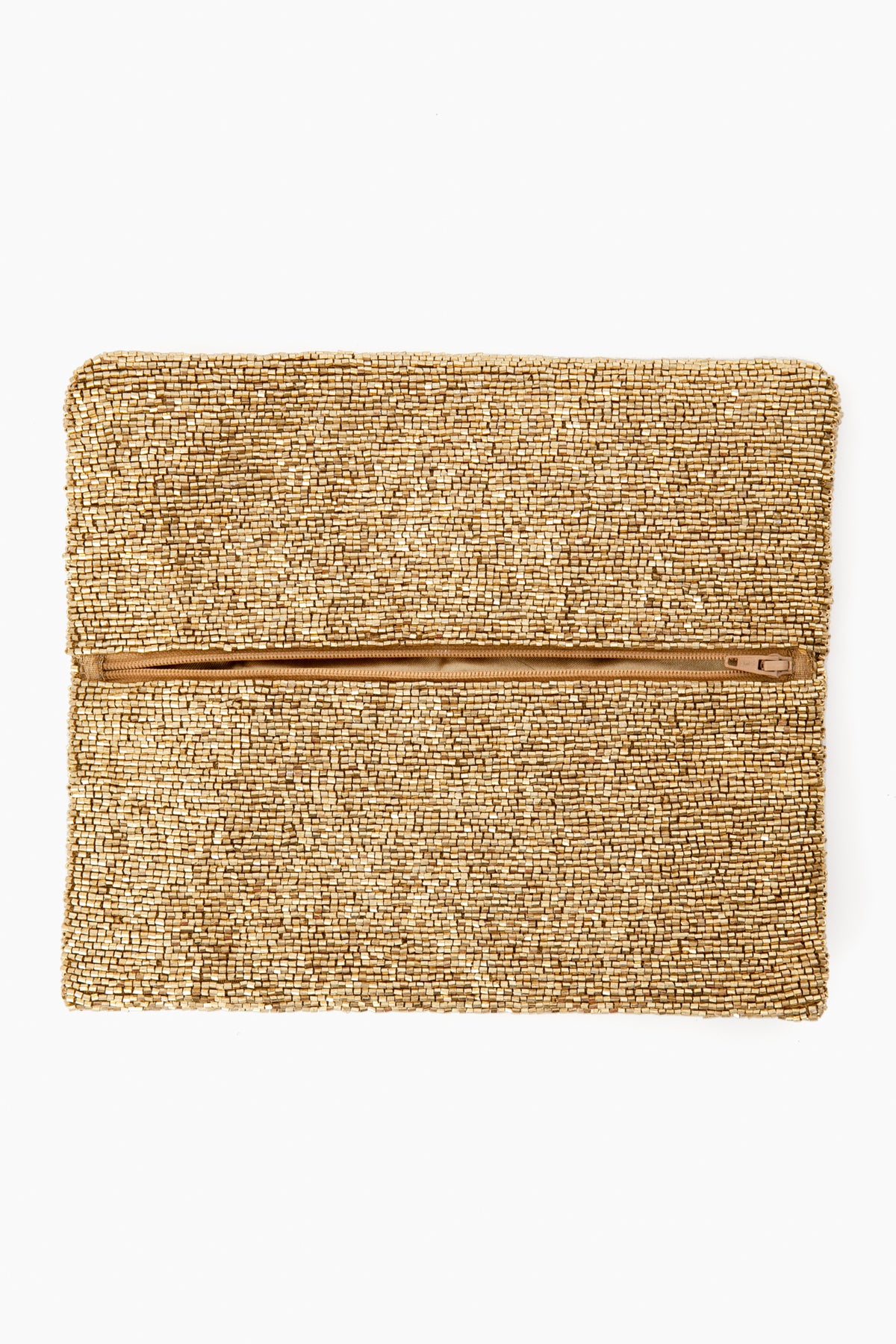 Gold Beaded Clutch | Tiana Designs