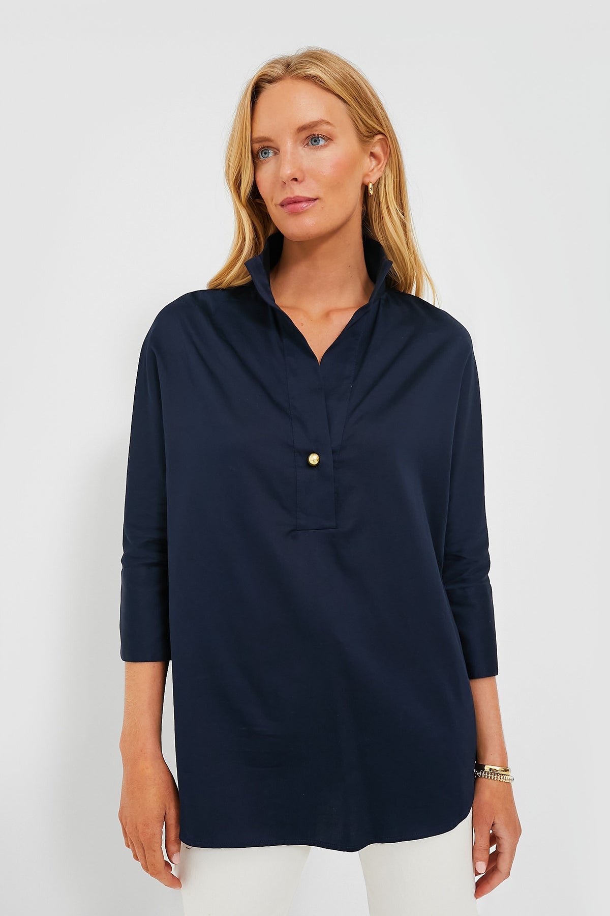 Navy Willow Blouse | Tuckernuck