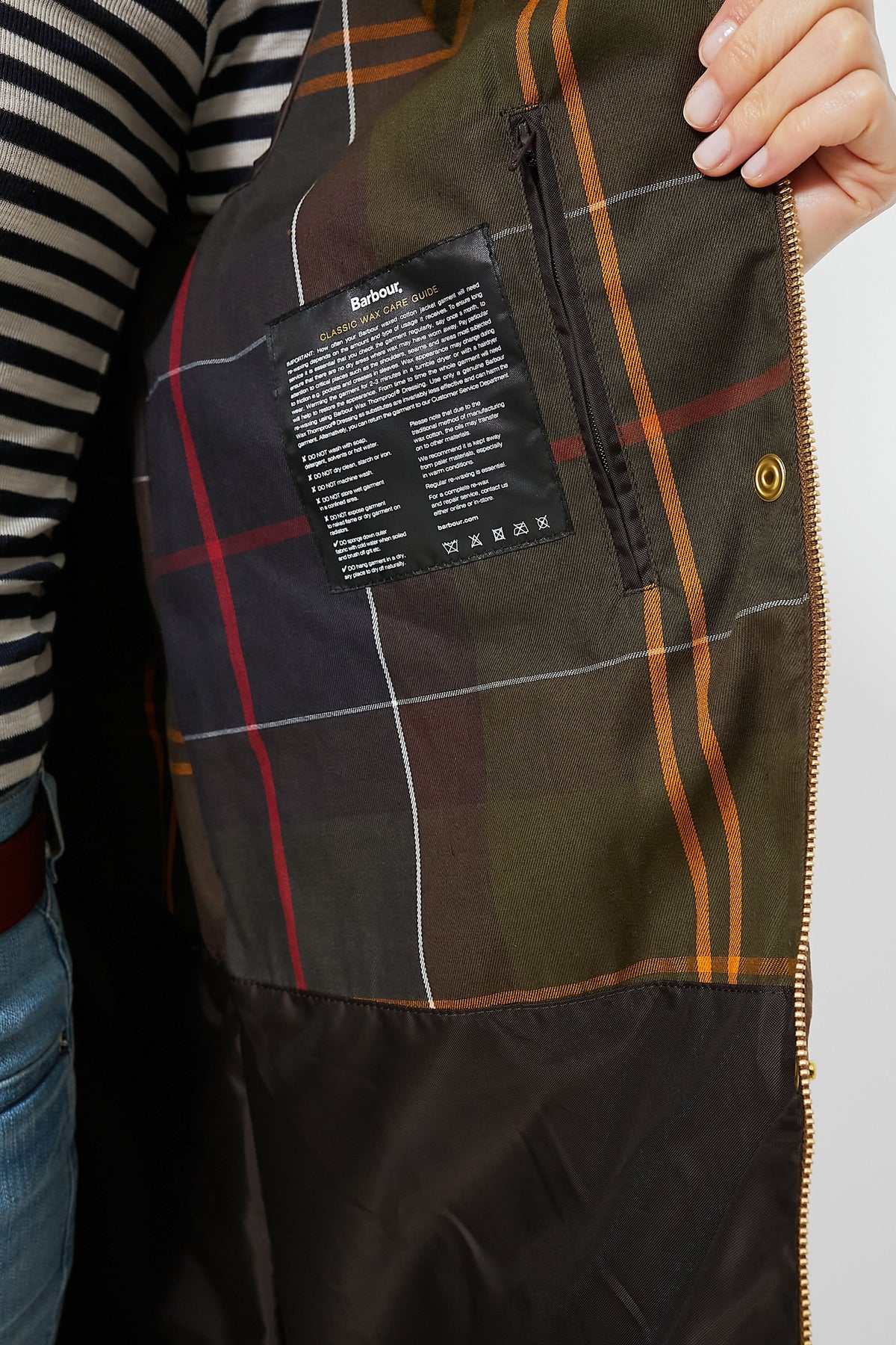 Tan Townfield Wax Jacket | Barbour
