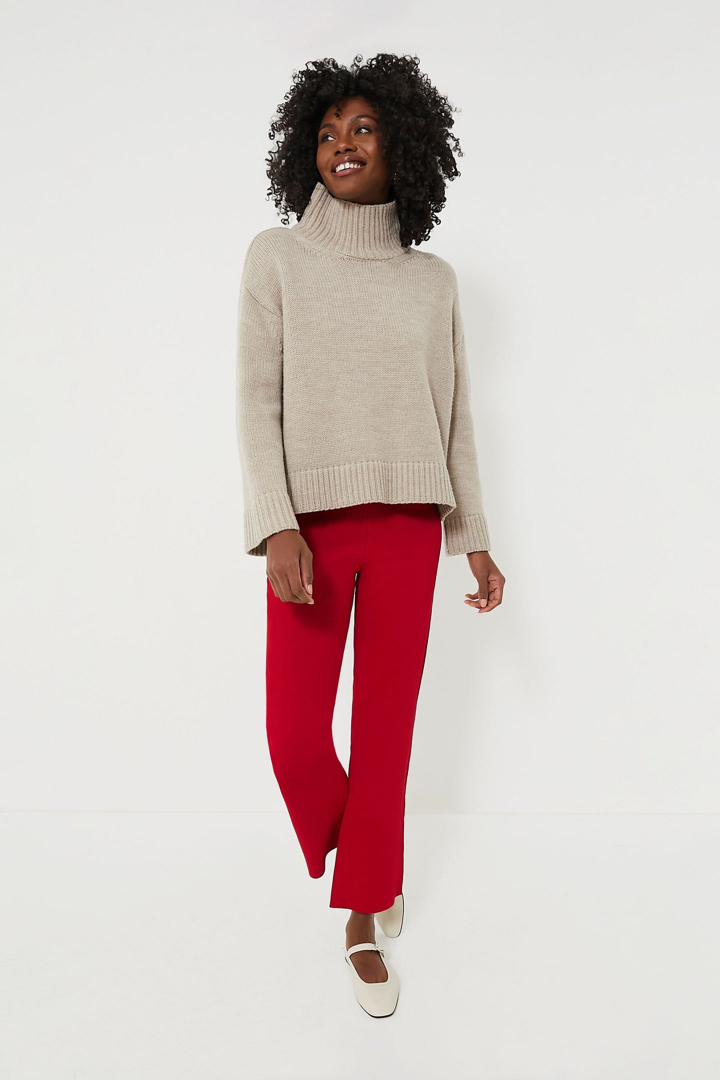 Red Compression Knit Ashford Pants | Tuckernuck