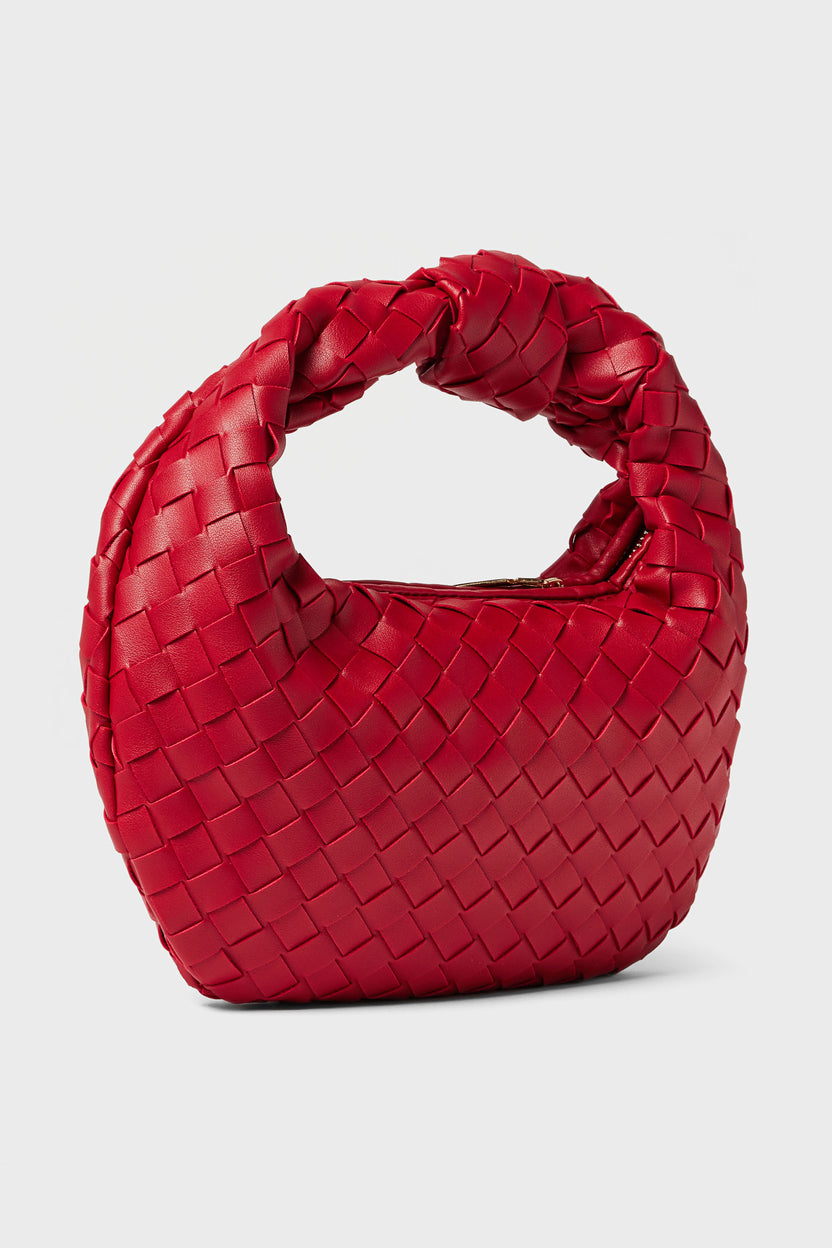 Red Woven Tracy Bag | Urban Expressions