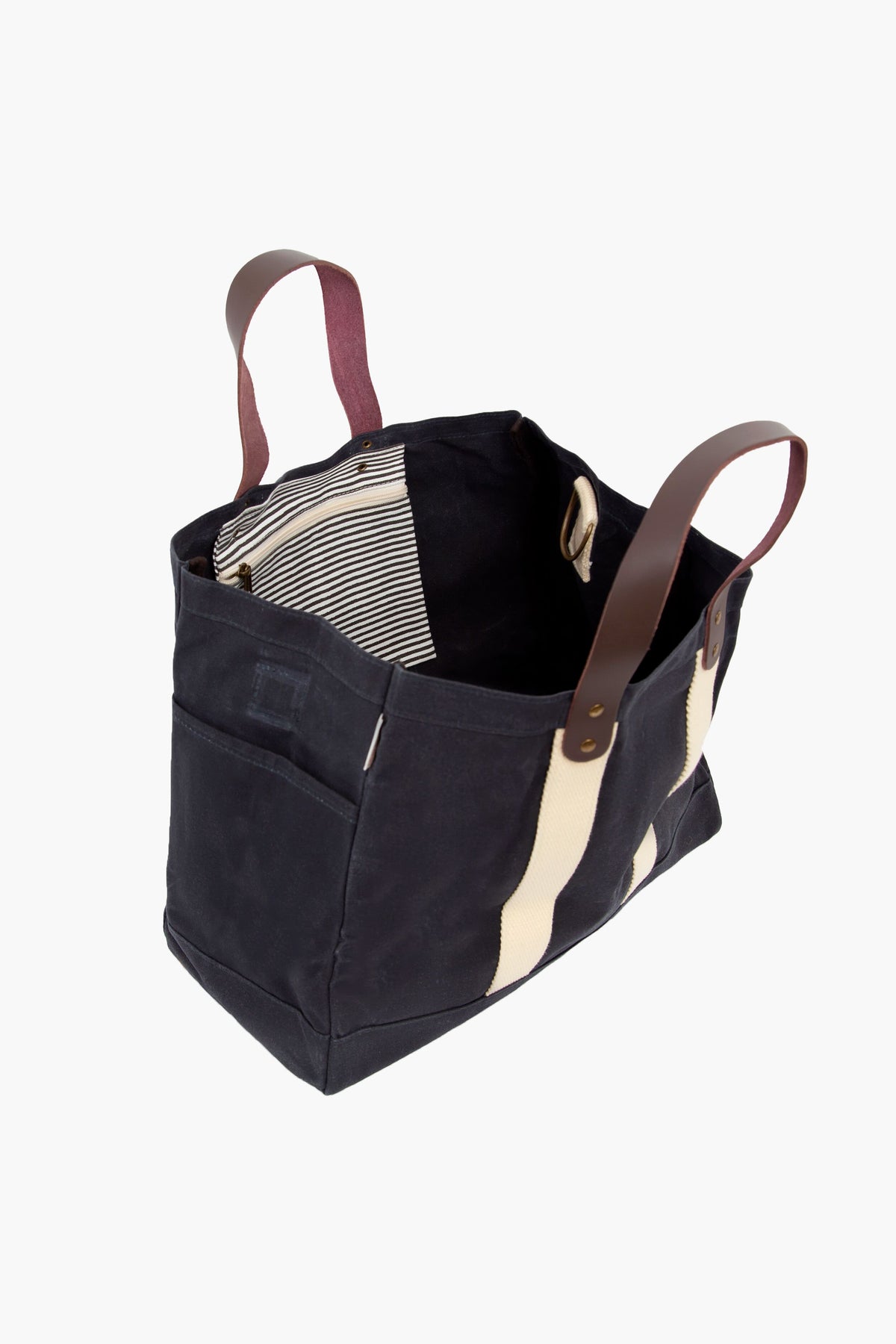 Slate Waxed Commuter Tote | CB Station