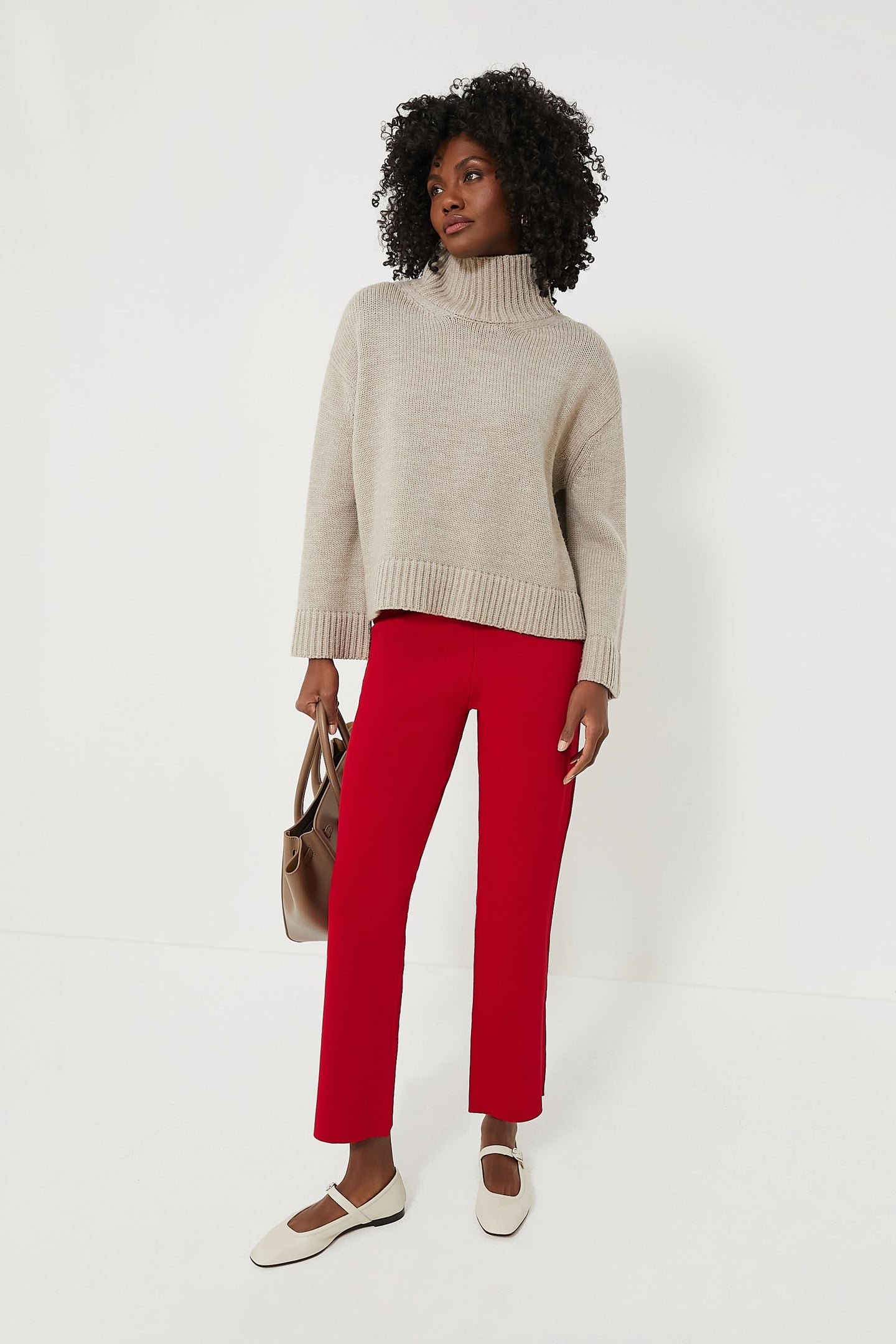 Red Compression Knit Ashford Pants | Tuckernuck