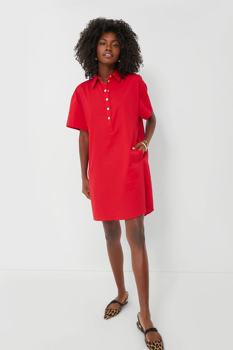 Red Oakley Dress | Pomander Place