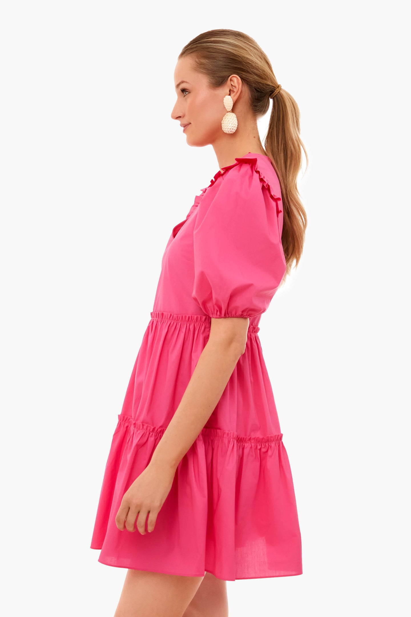 Fuchsia Pascale Mini Dress | Hyacinth House
