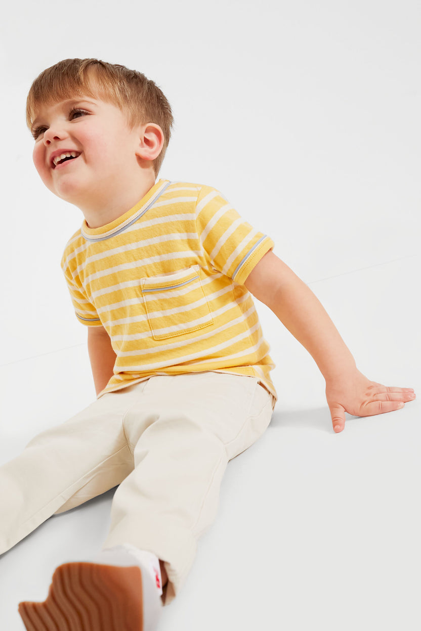 Yellow Stripe Willie T-Shirt | Oso & Me