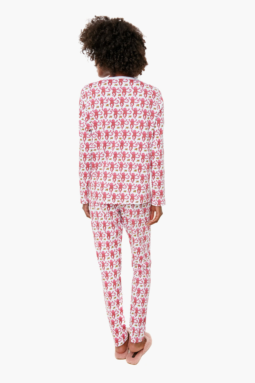 Pink Monkey Pajamas | Roller Rabbit