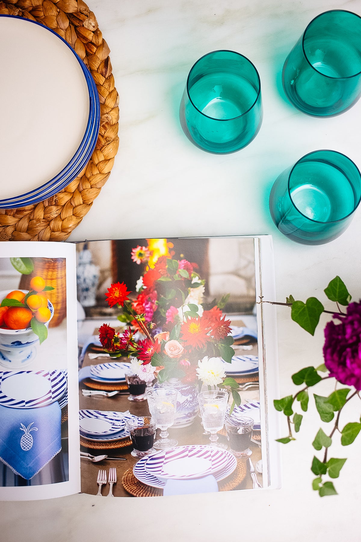 Emerald Green Stemless Wine Glasses (Set of 6) | Estelle Colored Glass