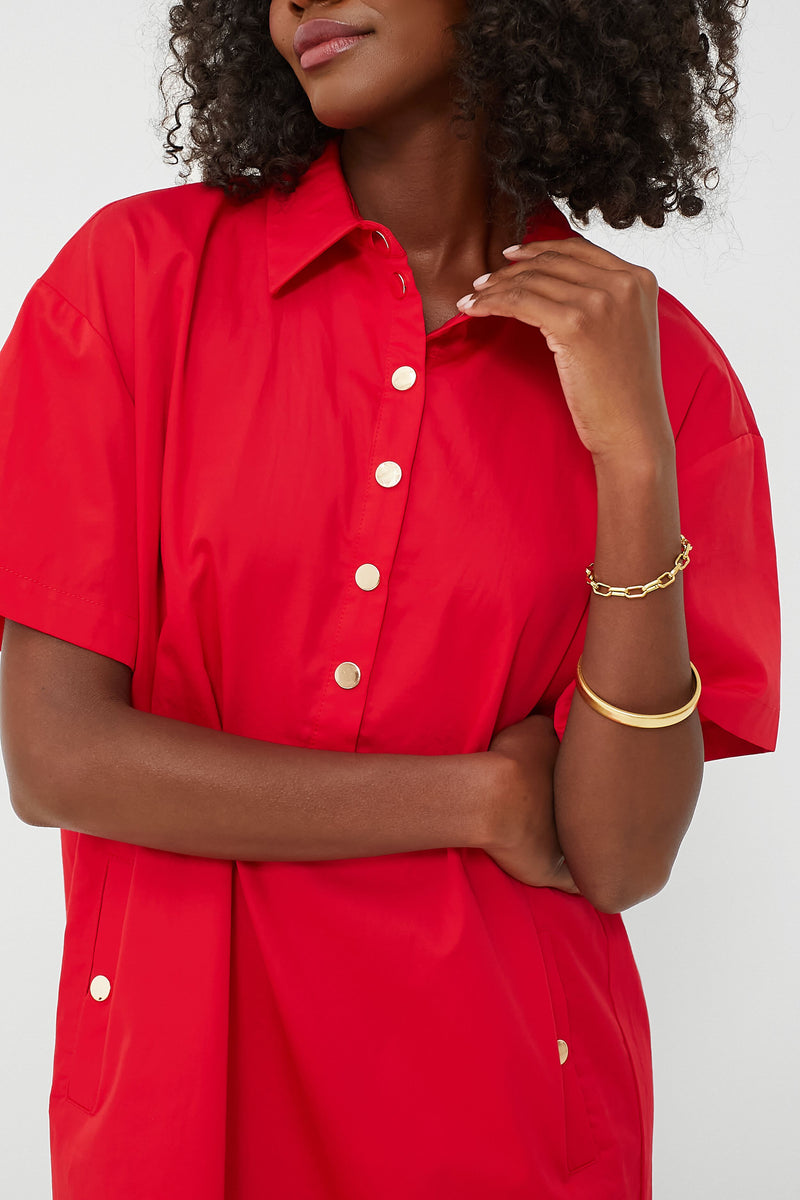 Red Oakley Dress | Pomander Place
