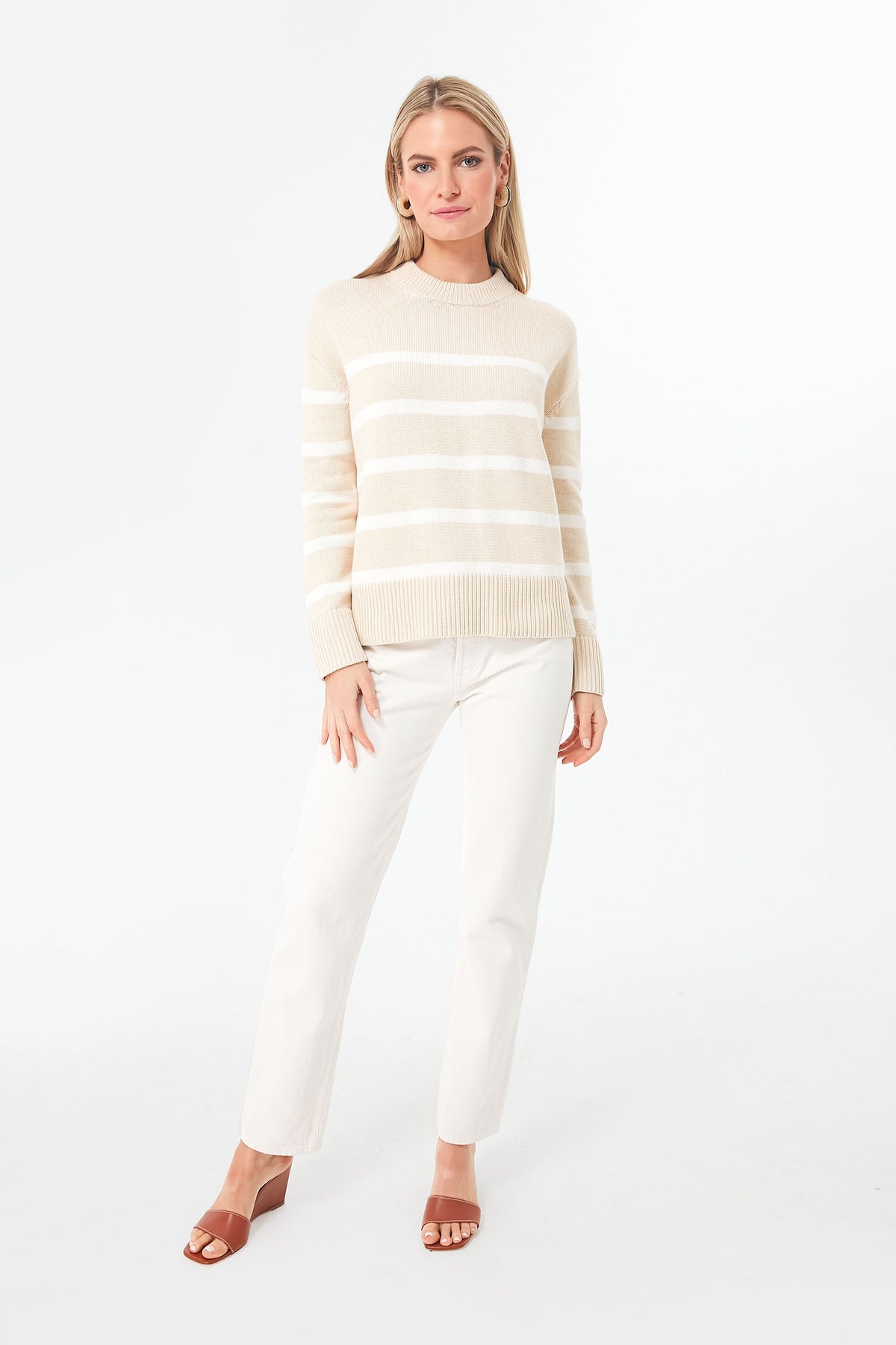 Sandstone Striped Lachlan Sweater | Tuckernuck