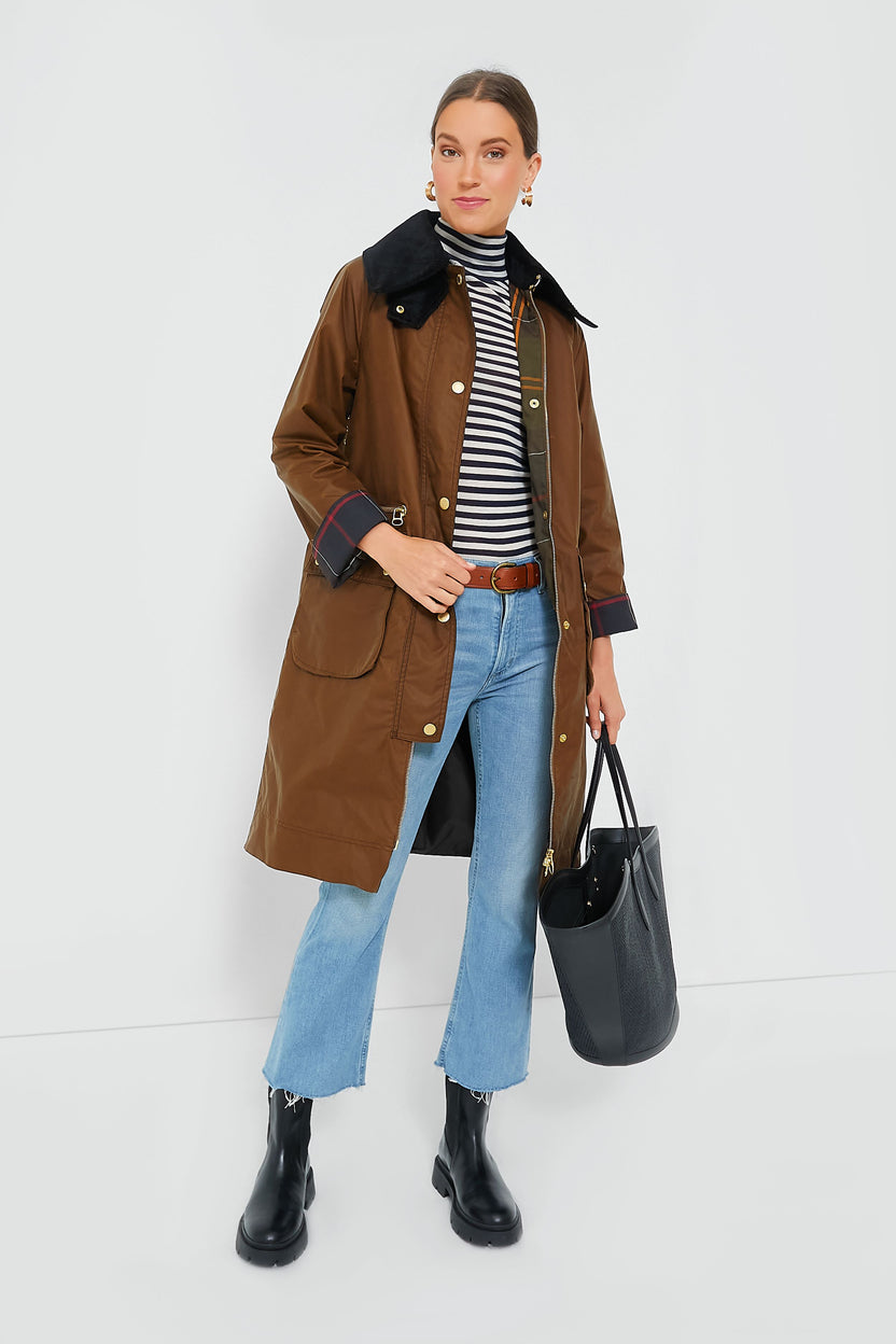 Tan Townfield Wax Jacket | Barbour