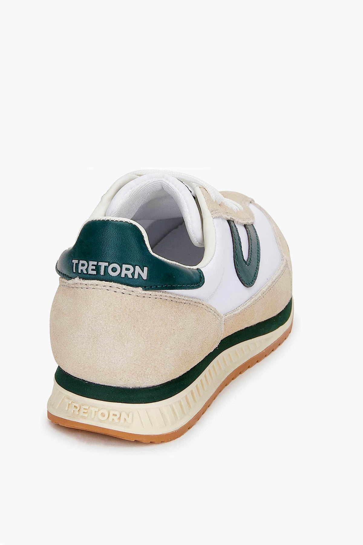 White and Green Rawlins Sneakers | Tretorn