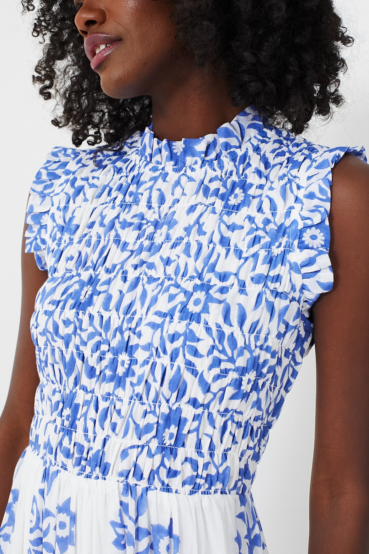 Jakarta Peri Sleeveless Smocked Maxi | Oliphant