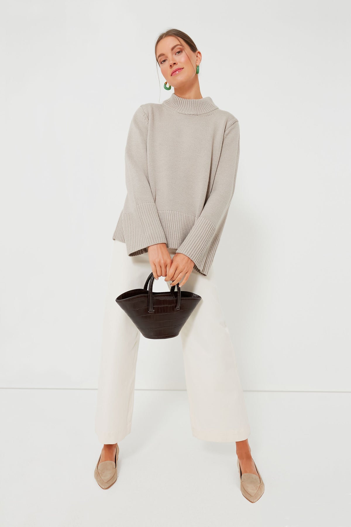 Wheat Crewneck Spencer Sweater | Tuckernuck