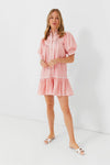Pink Puff Sleeve Beatrix Dress | Pomander Place