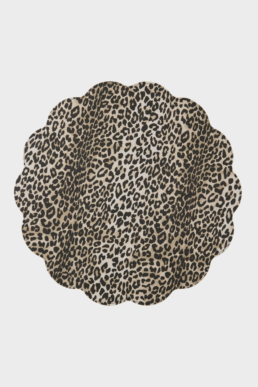 Leopard Toile Reversible Wipeable Placemats Set of 4 | Tuckernuck Home